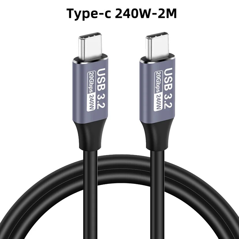 Type-C 240W-2M USB 3.2 20GB