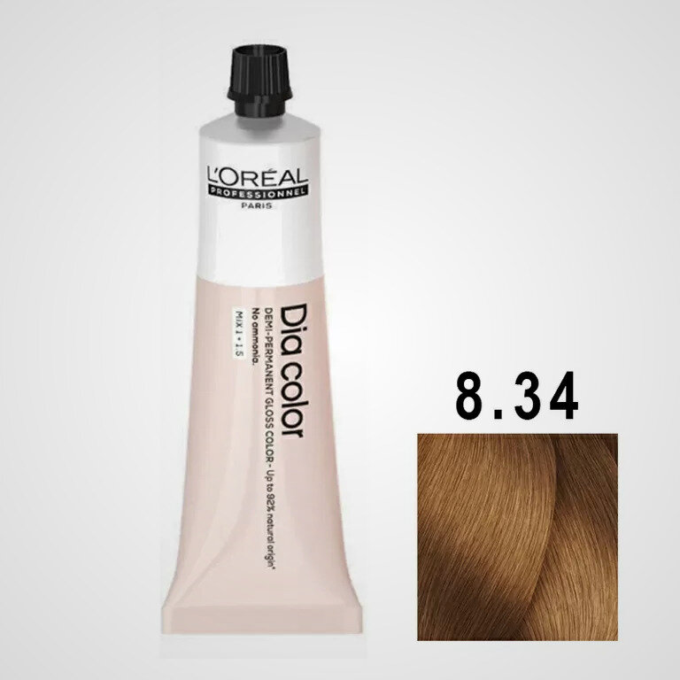 Краска для волос Dia Color 8.34 60 мл L'Oreal Professionnel Dia Color Краска 60 мл