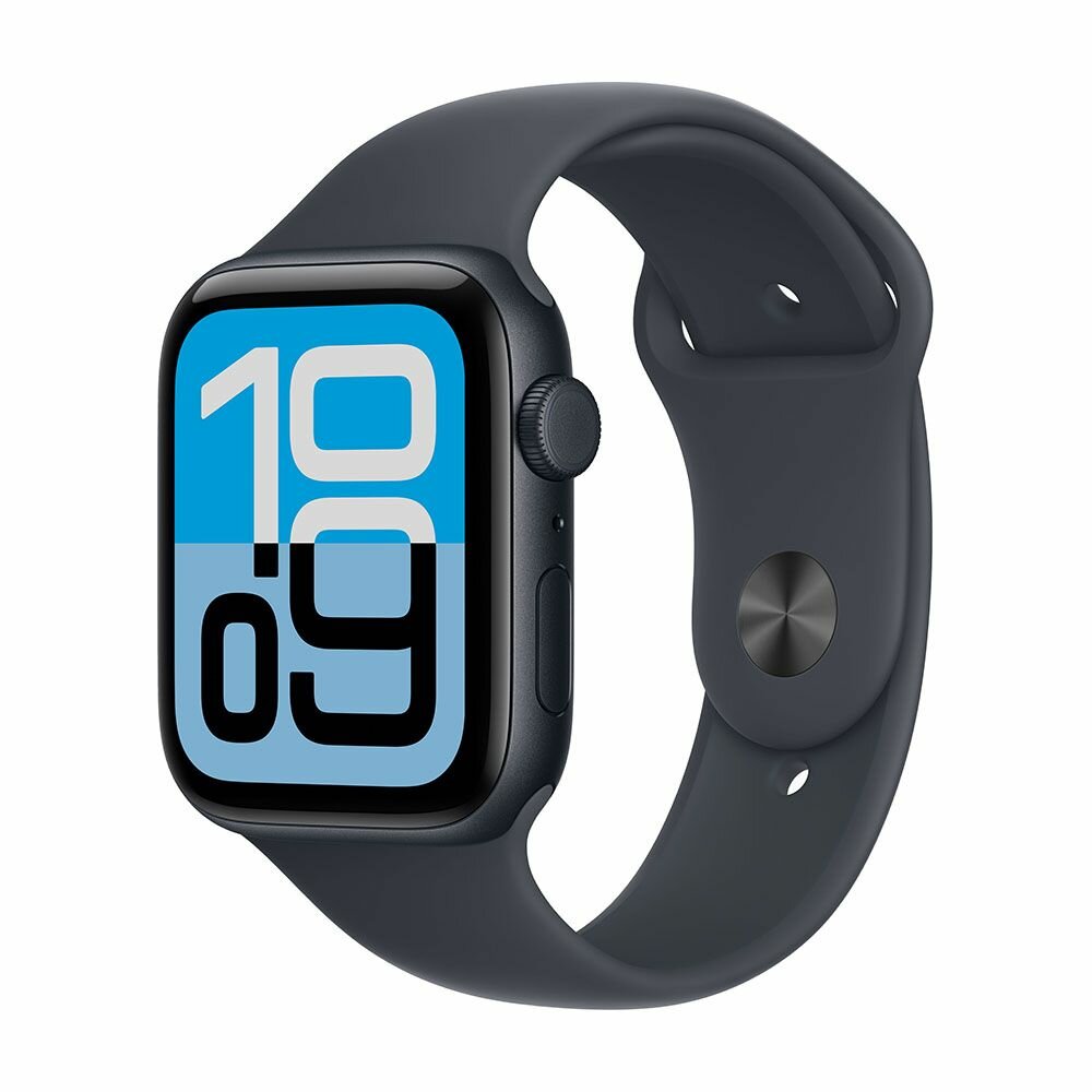 Умные часы Apple Watch SE3 GPS 44mm Midnight Aluminium Case with Midnight Sport Band - S/M
