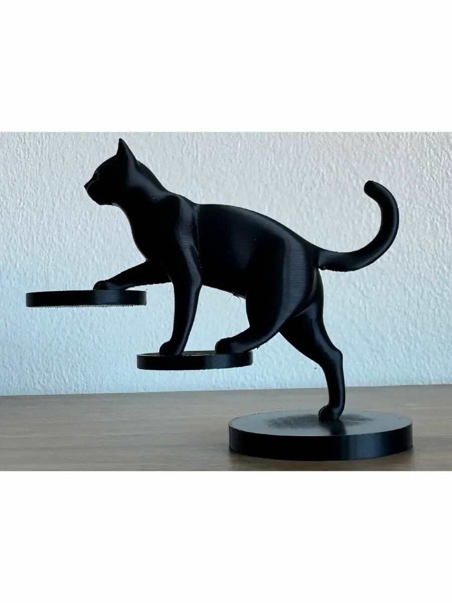 Фигурка "Балансирующий Кот" 3D печать из пластика
