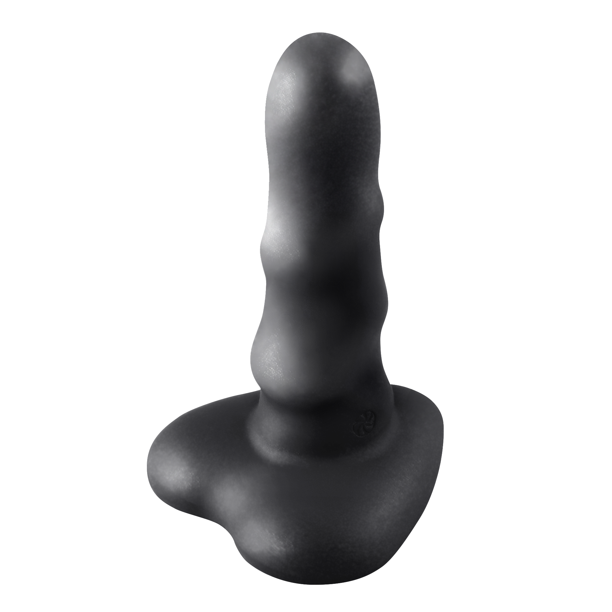 Фаллоимитатор силиконовый "Unicorn Mini Black", фантазийная форма, гладкий