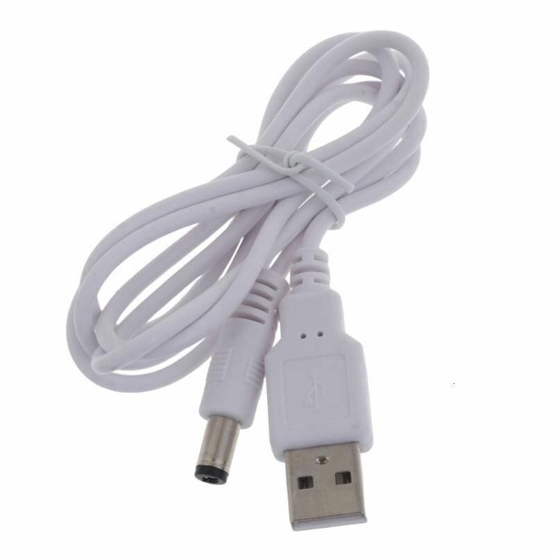 USB к 5.5MM DC5V Коннектор USB2.0 A-Type Мужской к 5.5x2.5мм DC5V Кабель Зарядки, 1m