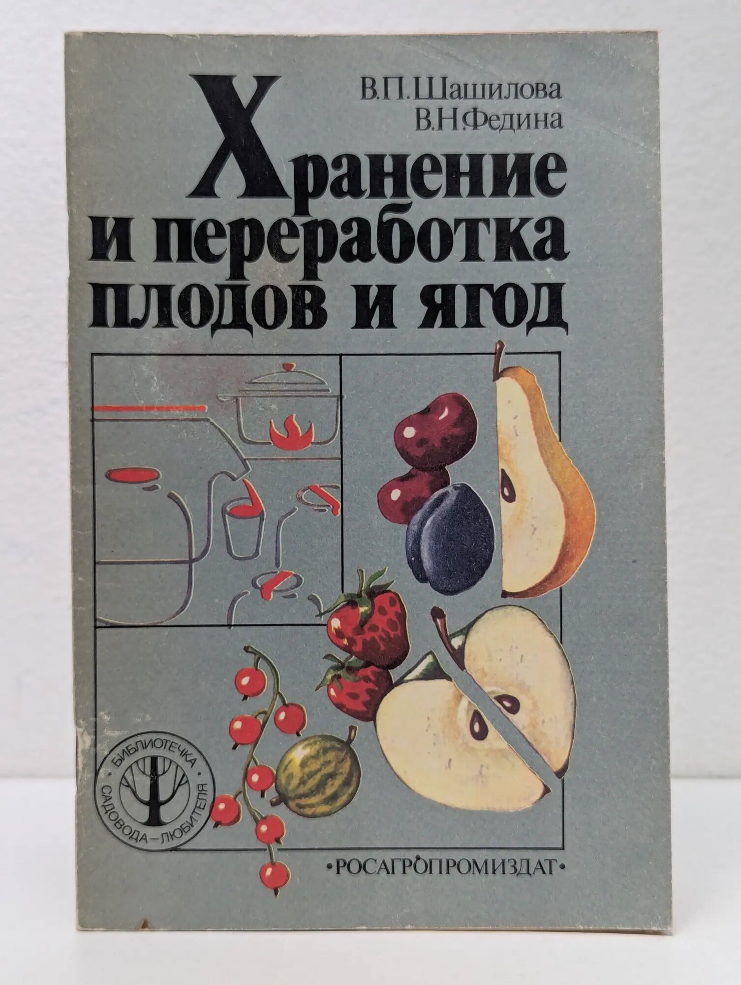 Библиотечка садовода-любителя. Хранение и переработка плодов и ягод Шашилова Валентина Петровна, Федина Валентина Николаевна 1988