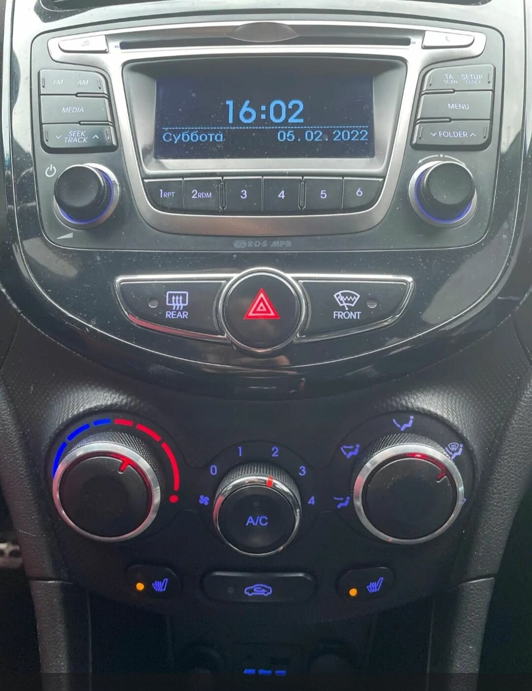 Крутилки регуляторы печки Hyundai Solaris 1 / Солярис 1