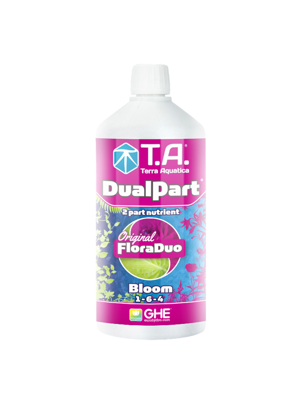 Удобрение для цветения / DualPart Bloom, 1 л / Terra Aquatica