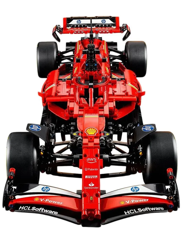 Конструктор Техник "Ferrari SF-24 F1 Car" 1361 деталь (Болид Феррари Формула 1, creator, модель racing спорткар, совместим с lego technic, лего совместимый, подарок для мальчиков)
