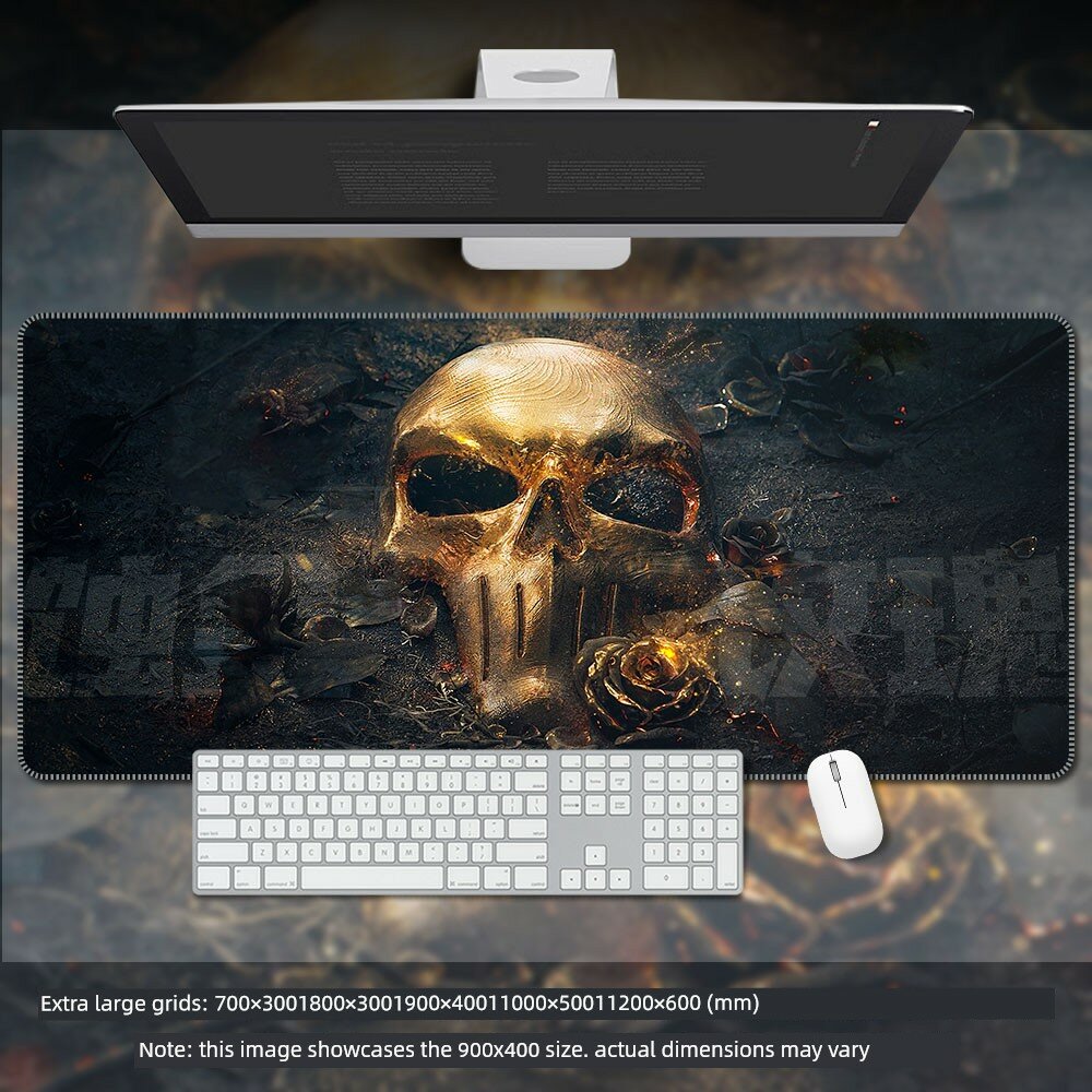 Игровой коврик для мыши 3 мм толщины 100x50 см с поддержкой запястья для клавиатуры и мыши