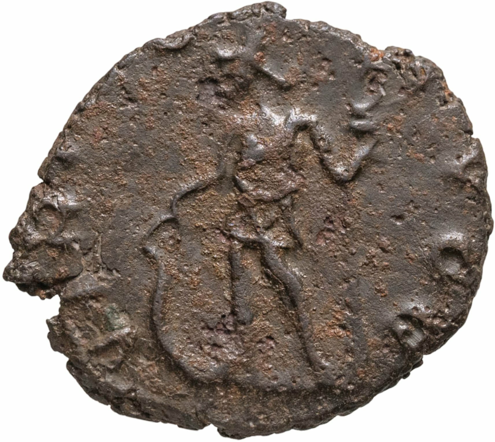 Римская Империя, Тетрик, 270-273гг, Антониниан, Медь, в сохранности F-VF
