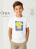 Футболка ONYX PRINTS, размер 146, лимонный