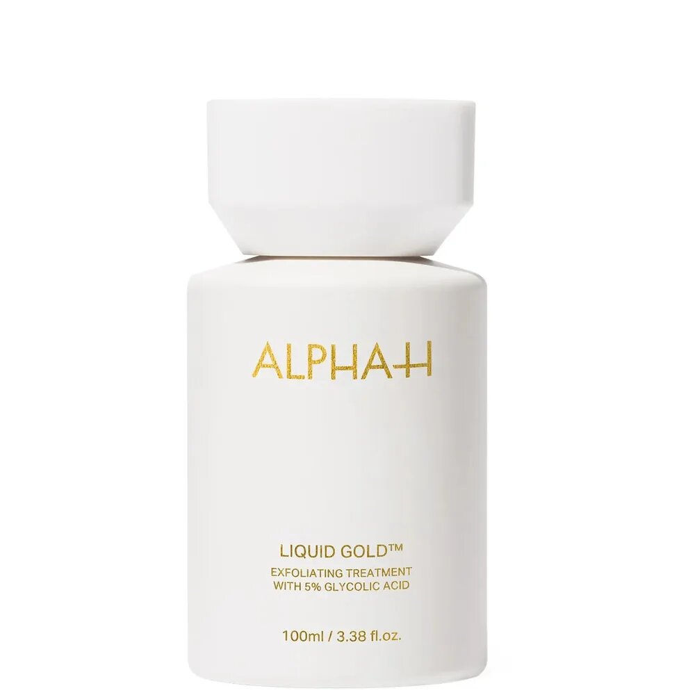 Отшелушивающий тоник для лица Alpha-H Liquid Gold с 5% гликолевой кислотой, обновляющий пилинг, 100 мл