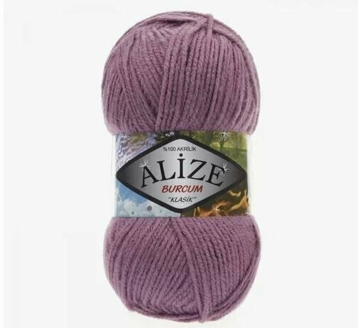 2 Мотка Пряжа ALIZE BURCUM KLASIK Ализе буркум классик Акриловая пряжа, 100 г, 210 м 28 сухая роза