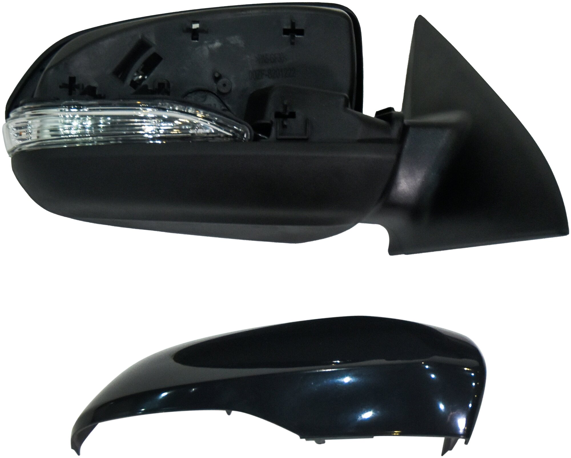 Зеркало заднего вида боковое правое Лада Веста 2180 / MIRR / Lada Vesta (под окраску) / повторитель поворота / зеркало заднего вида лада веста