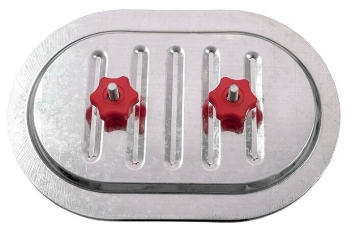 Лючок FAD 300х200 мм (Red) для прямоугольных воздуховодов, ревизионный накладной