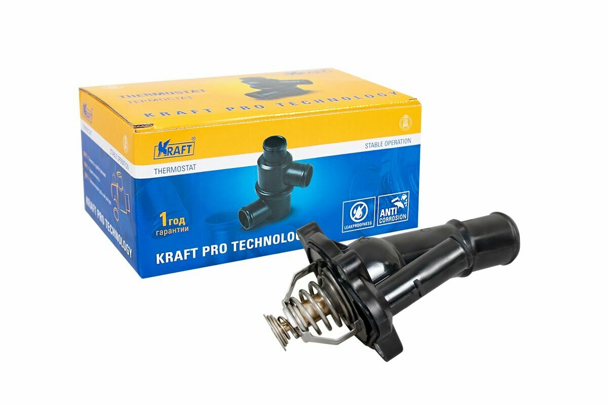Термостат Ford Focus II 05-, Mondeo IV 07- Mazda 3 03- 1.8-2.0i OBERKRAFT, шт KRAFT KT019532