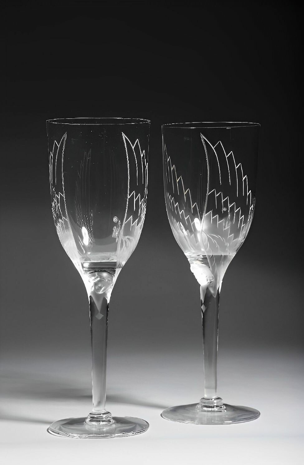 Набор из 2-х фужеров для шампанского "Ангел" Lalique