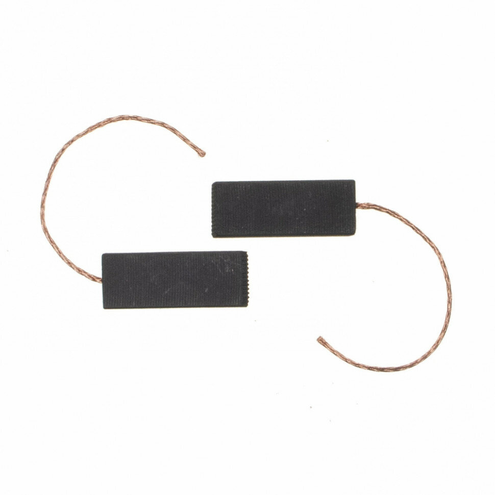 Угольные щетки электродвигателя 5x13,5x35мм, провод по центру, 2шт (p/n: CAR014UN, С014)