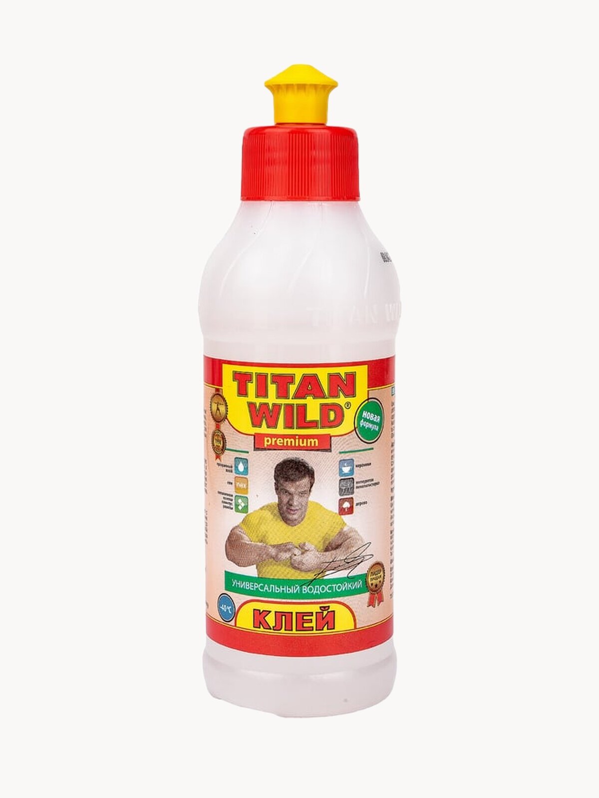 Клей Titan TWP0.25- универсальный прозрачный водостойкий клей объемом 0.25 литр