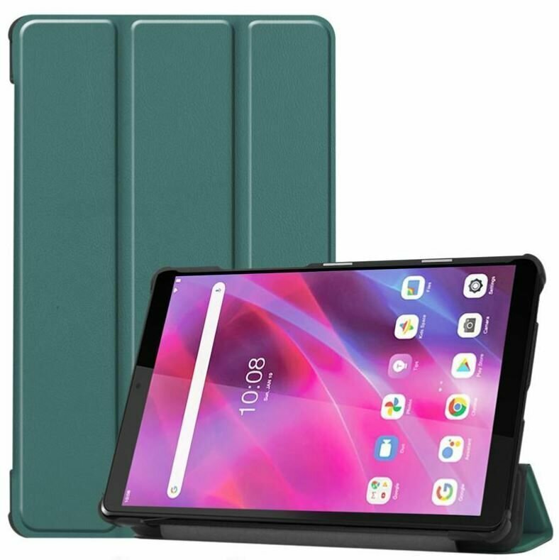 Чехол умный для планшета Lenovo Tab 4 10 Plus TB-X704F, темно-зеленый