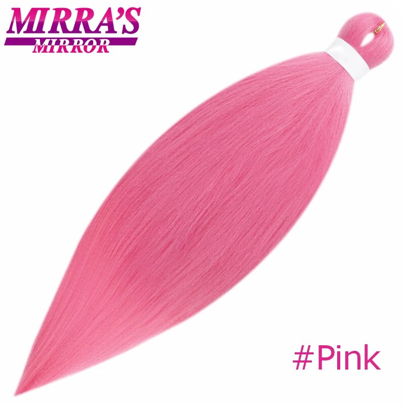Синтетические косы Mirra's Mirror 20-26 дюймов фиолетовые 26 дюймов, Pink