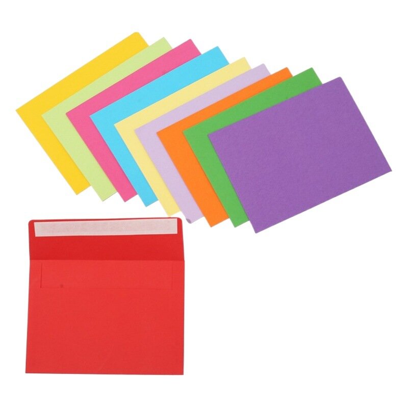 Бумага почтовая, для хранения открыток, А7, розово-красная, 134x185мм