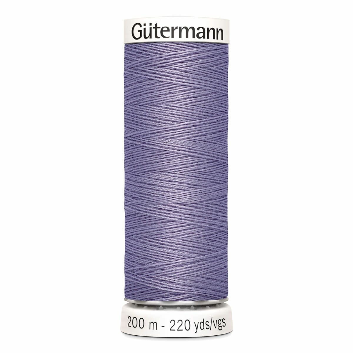 01 Нить Sew-All 100/200 м для всех материалов, 100% полиэстер Gutermann 748277 (202 бледно серо-сиреневый)