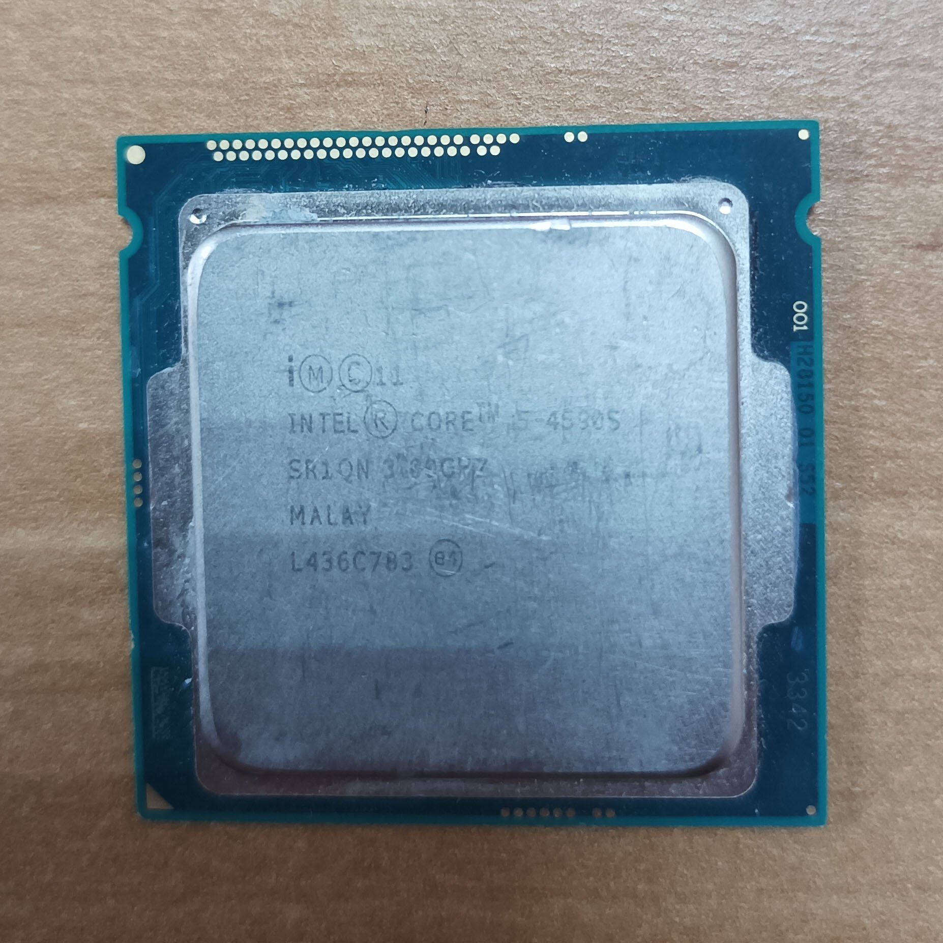 Процессор Intel Core i5 4590S, LGA 1150, 4 ядра, 4 потока, 3000 МГц, OEM