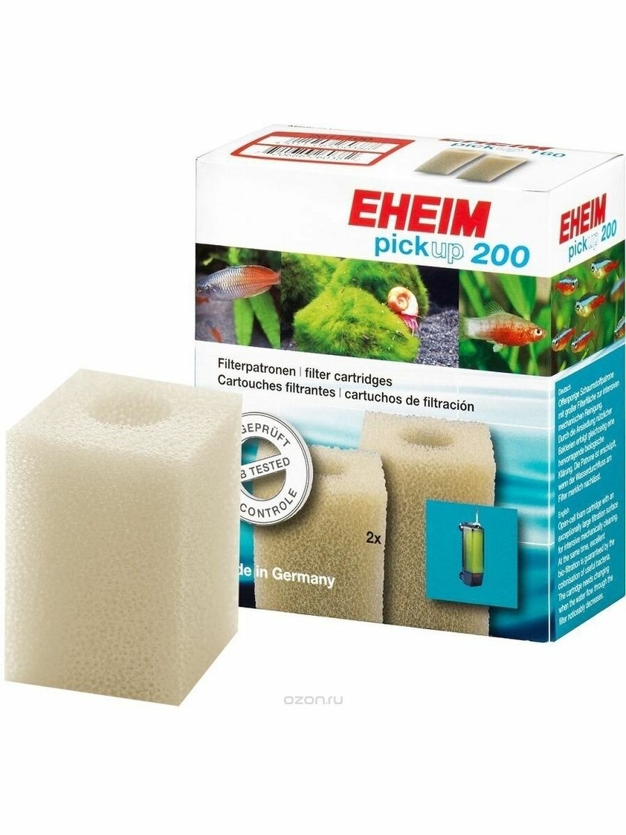Картридж Eheim для фильтра PICKUP 200 поролон 2шт/уп