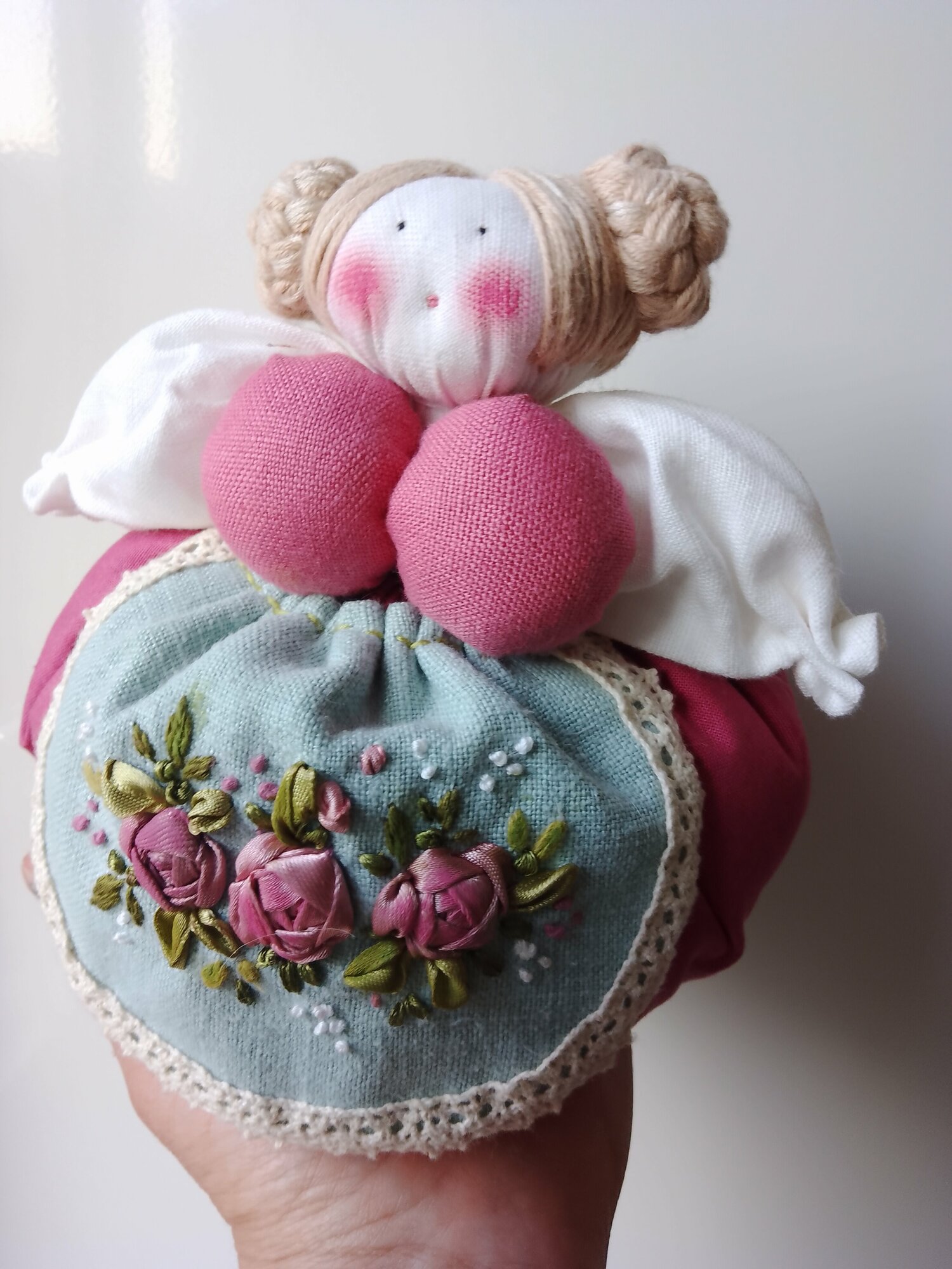 Кукла славянский оберег " бабка - травница"