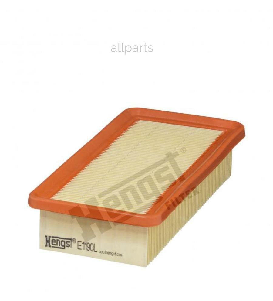 HENGST FILTER E1190L Фильтр воздушный HYUNDAI: ACCENT III (MC) 1.4GL/1.6GLS 05-10 \ KIA: RIO II (JB) 1.4i 16V/1.6i 16V/1.6CVVT 05-