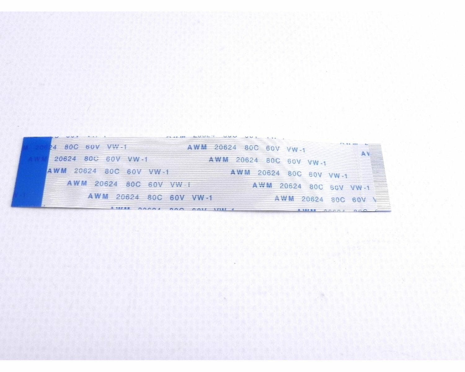 Шлейф плоский AWM 20624 80C 60V vw-1 40 пин, шаг 0.5 мм, длина 100мм, Обратный