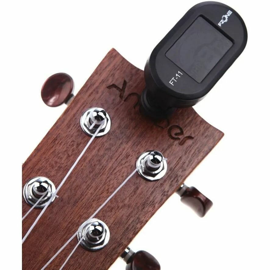 Хроматический тюнер-прищепка FZONE FT-11 (для настройки гитары)