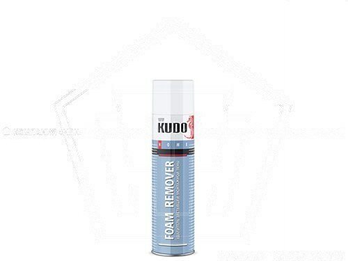 Очиститель пены монтажной kudo (400 мл) серия home (застывшей) (kuph04r)