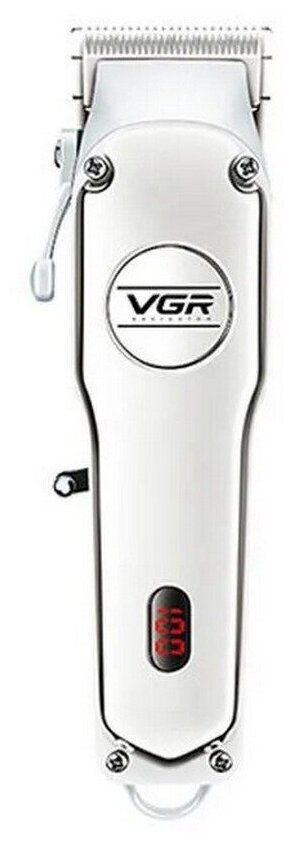 Машинка для стрижки волос VGR v032 CN, беспроводная, серебристый