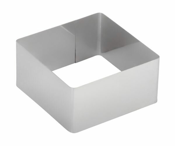 Форма кондитерская из нержавеющей стали "Квадрат" 11х11см h-10см 1мм