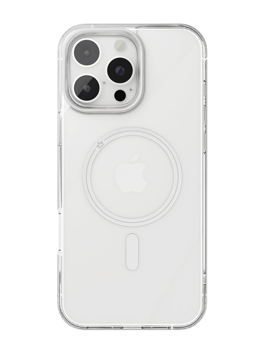 Чехол на iPhone 16 Pro VLP Element Case, серебристый