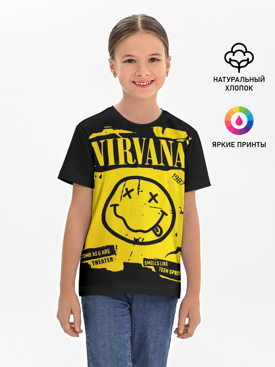 Футболка хлопковая детская Nirvana 1987