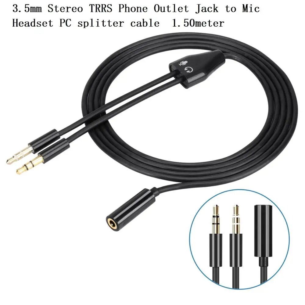 Аудио разветвитель 3,5 мм Fleaver 1,5 метра FL-CABLE05PH-1.5M