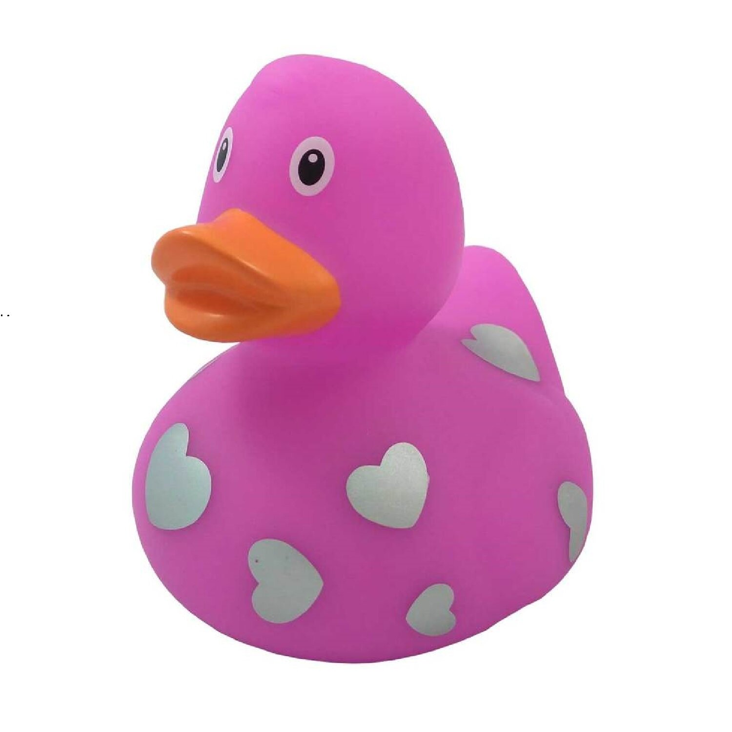 Игрушка для купания в ванной Funny Ducks Уточка Розовая с сердечками, сувенир, от 3 лет