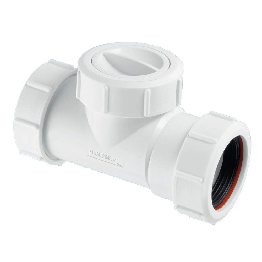 Обратный клапан McAlpine, d 50 х 50 мм, компрессионное соединение