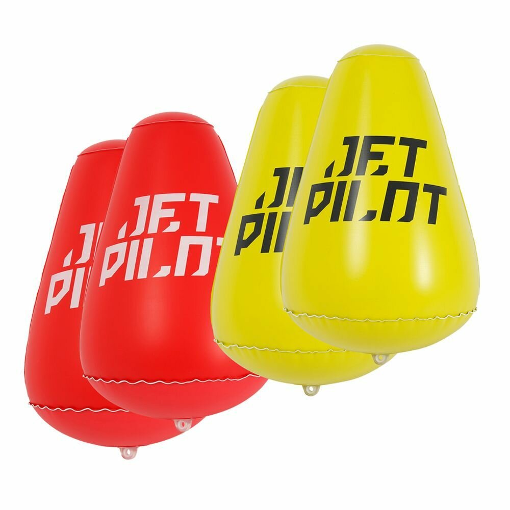 Тренировочный буй (4шт) JetPilot (yellow/red, One Size)