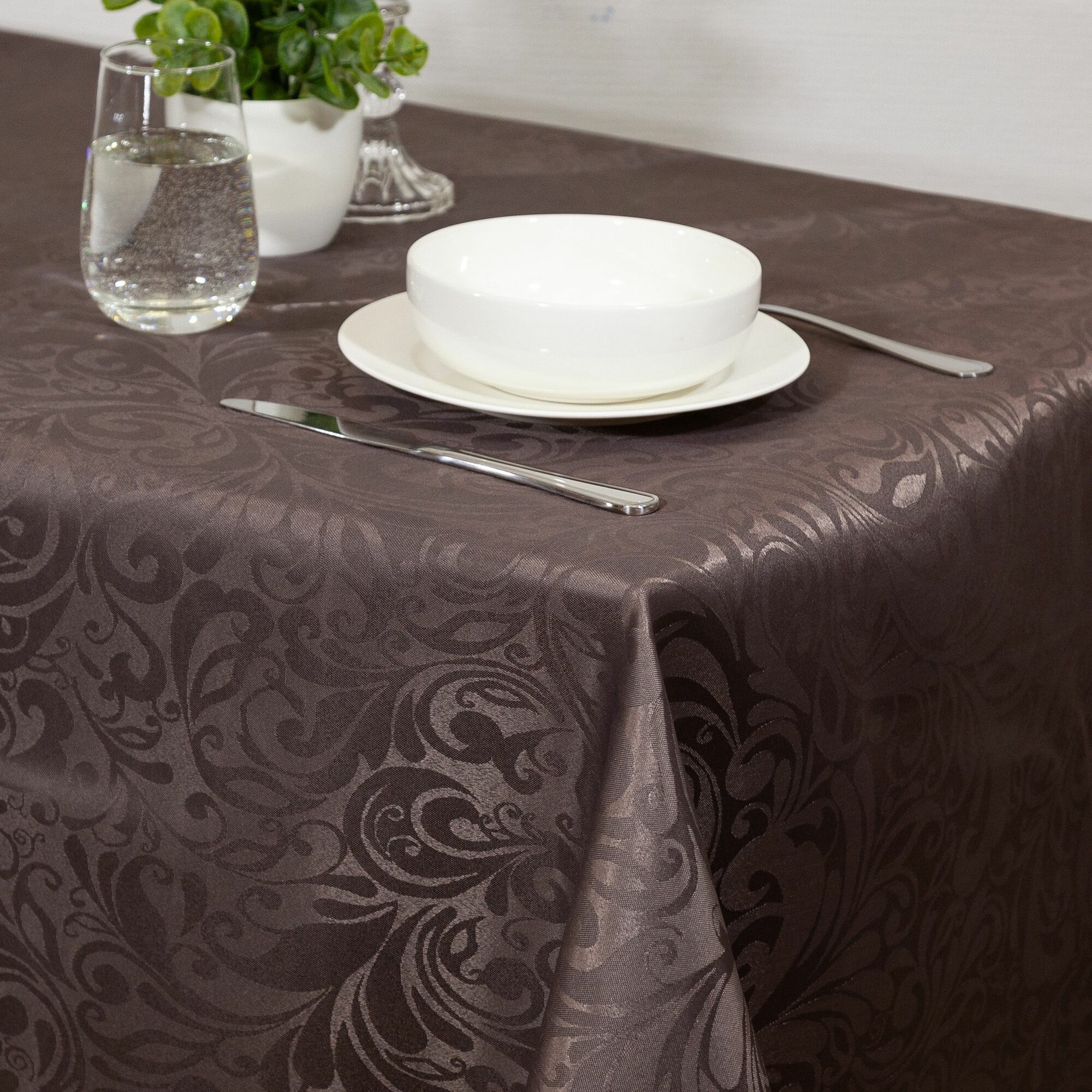 Скатерть 150х200 см тканевая прямоугольная Wellness