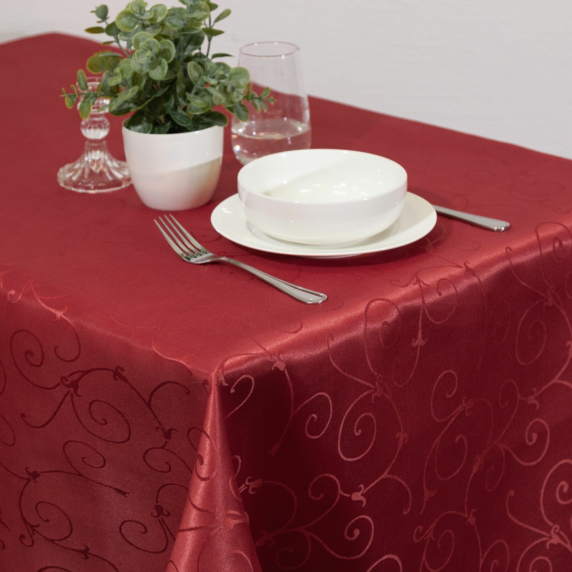 Скатерть 180х250 см тканевая прямоугольная Wellness