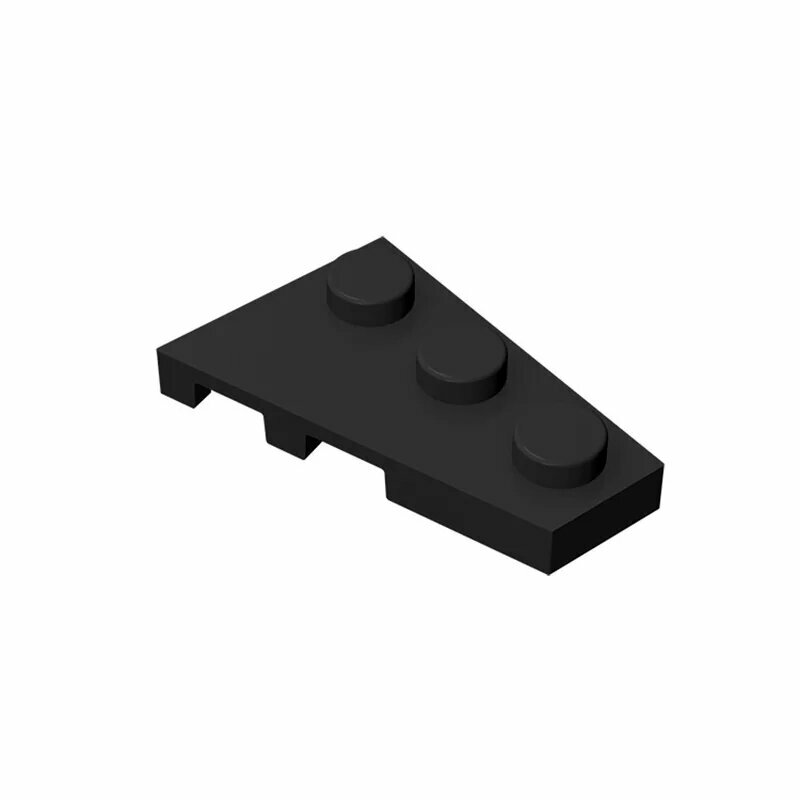 MOC 10 шт. 43722 клиновидный 3x2 строительные блоки прямоугольные пластины кирпичные частицы Головоломка Развивающие игрушки «сделай сам» Подарки для детей на день рождения