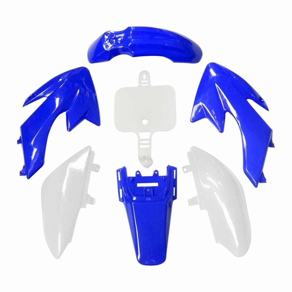 Специальные инструменты для мотоциклов,1 комплект из 7 предметов, пластиковая оболочка для внедорожного мотоцикла, подходит для B field CRF50 XR50-4 синий 3 белый