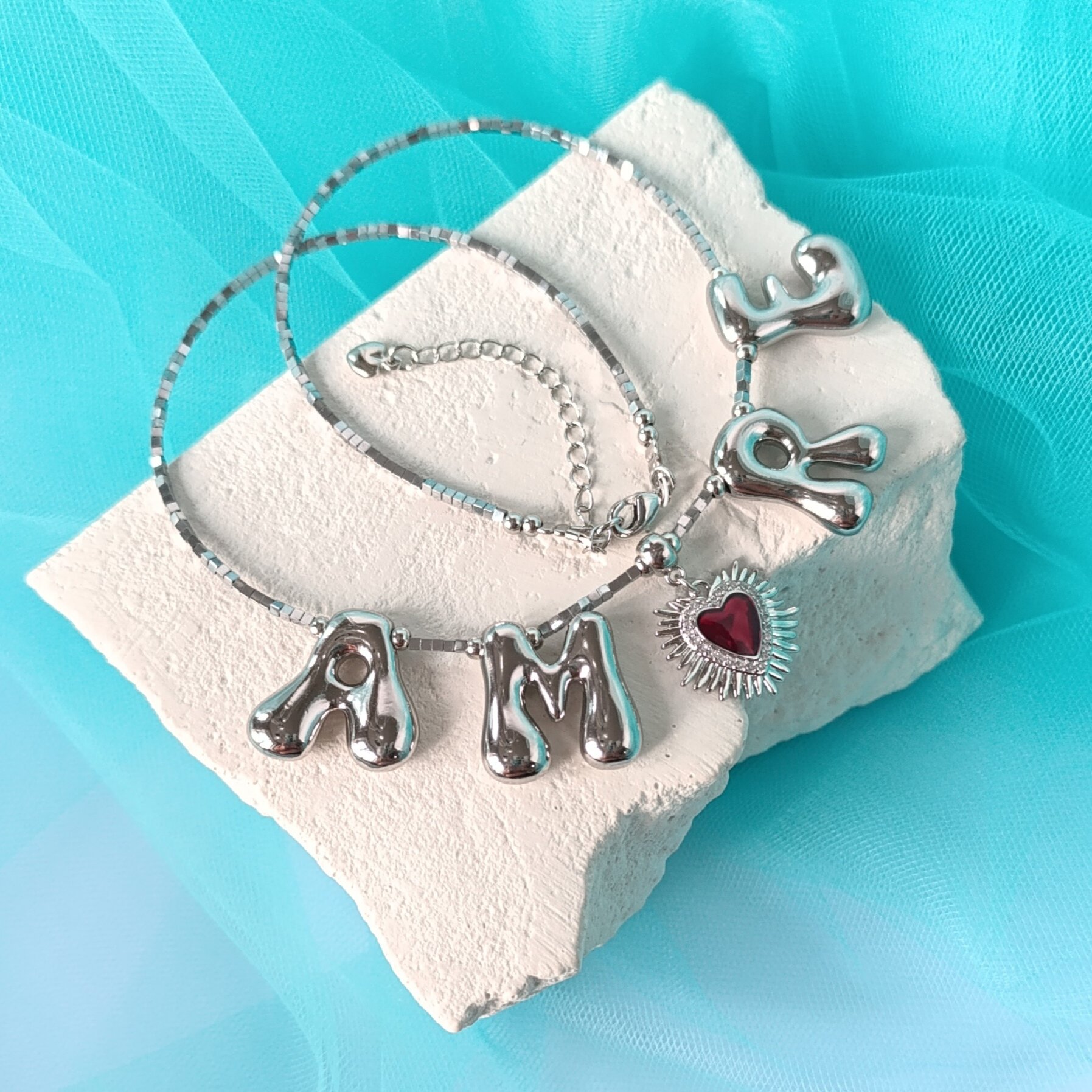 Колье, фианит, эмаль