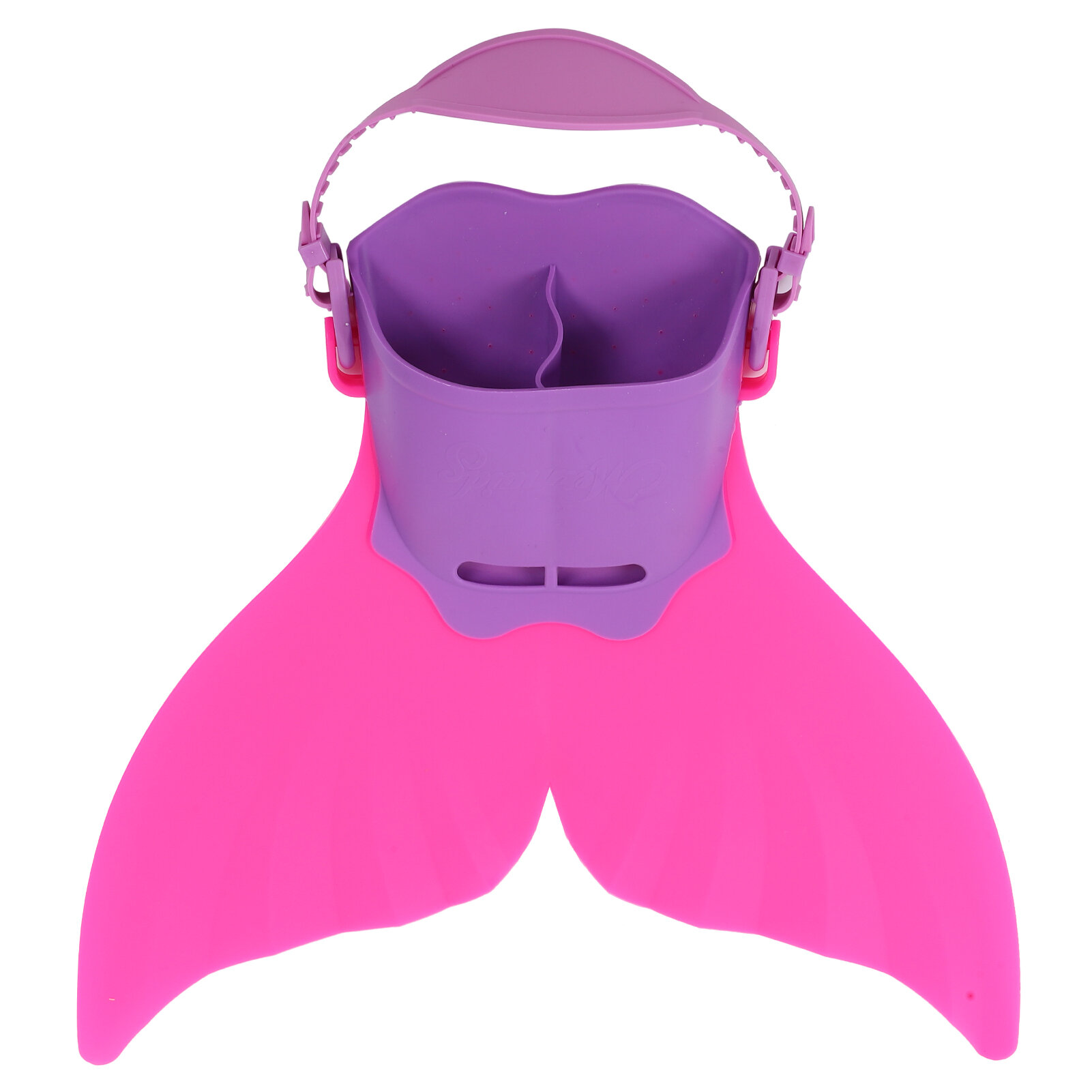 Mermaid Monofin Swim Fin for Kids Swimming Monolithic Tail Fins OnePiece Flippers(Pink )