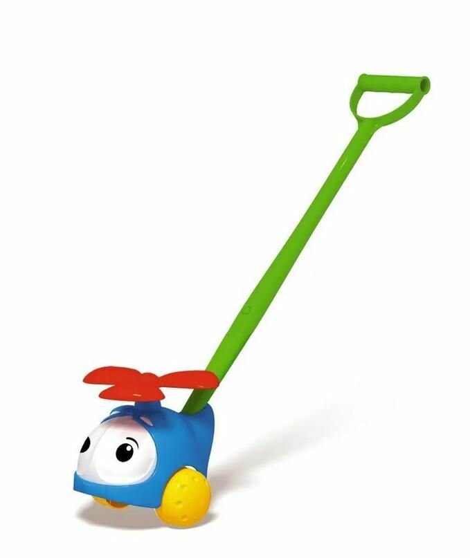 Каталка Stellar "Вертолет", разборная ручка, пластик (02153)