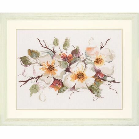 Набор для вышивания Lanarte "Appelblossom", канва 30 ct, 49х39 см