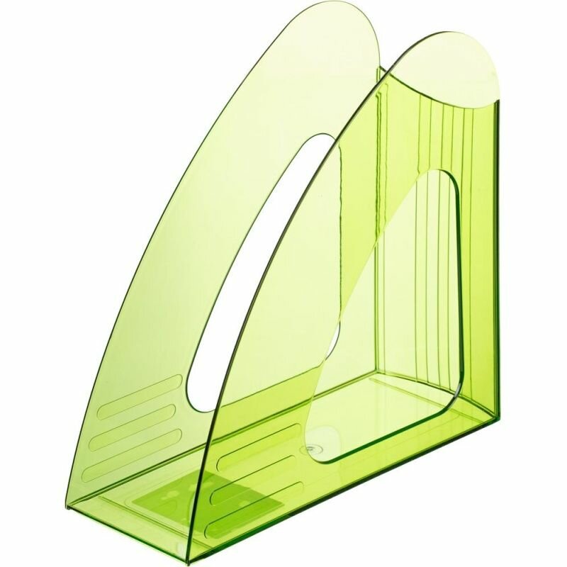 Вертикальный накопитель Attache 90 мм, Bright Colours, прозрачный, зеленый