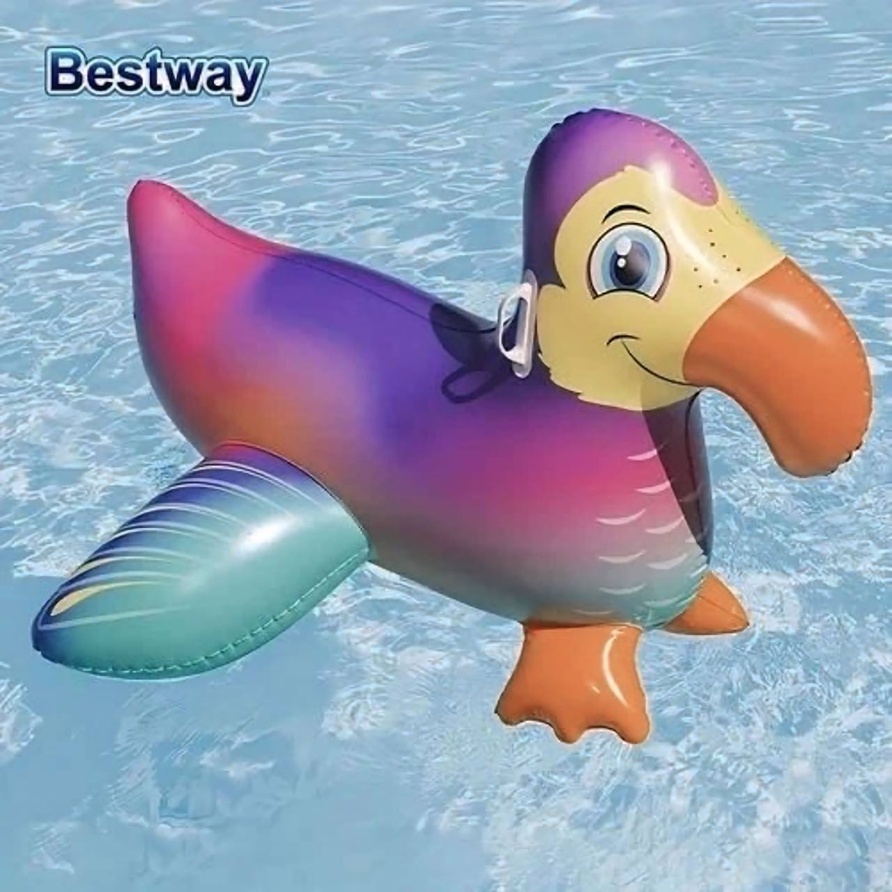 Надувная игрушка-наездник Bestway 41504, "Додо" с ручками, 141*113 см, до 45кг, от 3 лет